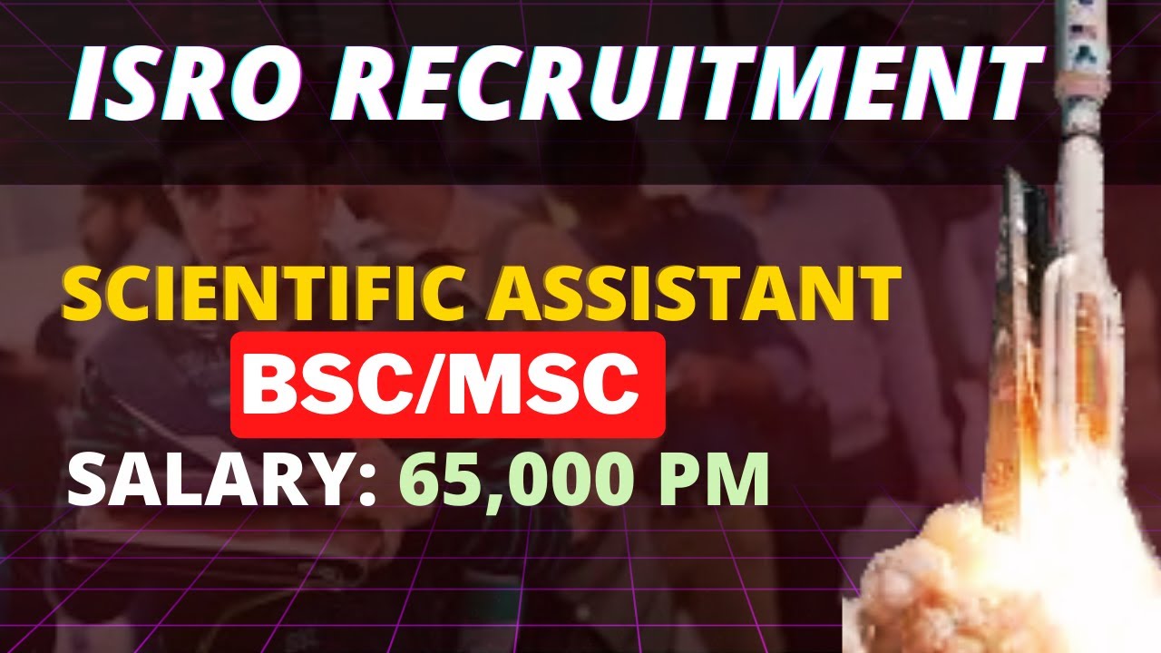 ISRO Scientist Government Vacancy|Msc Chemistry|PSU Chemistry Job 2024 ...