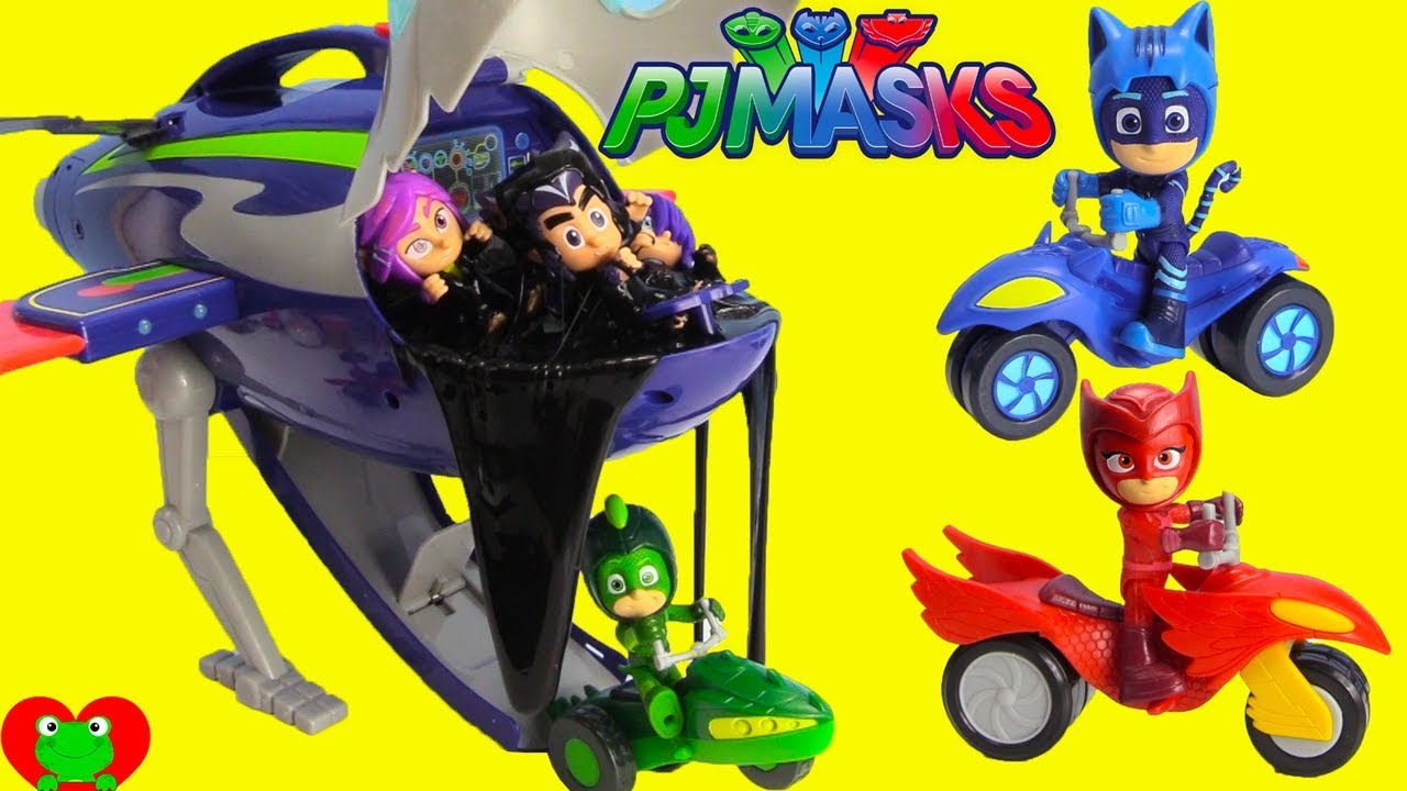 PJ Masks Escape Wolfy Kids Slime HQ Rocket - YouTube
