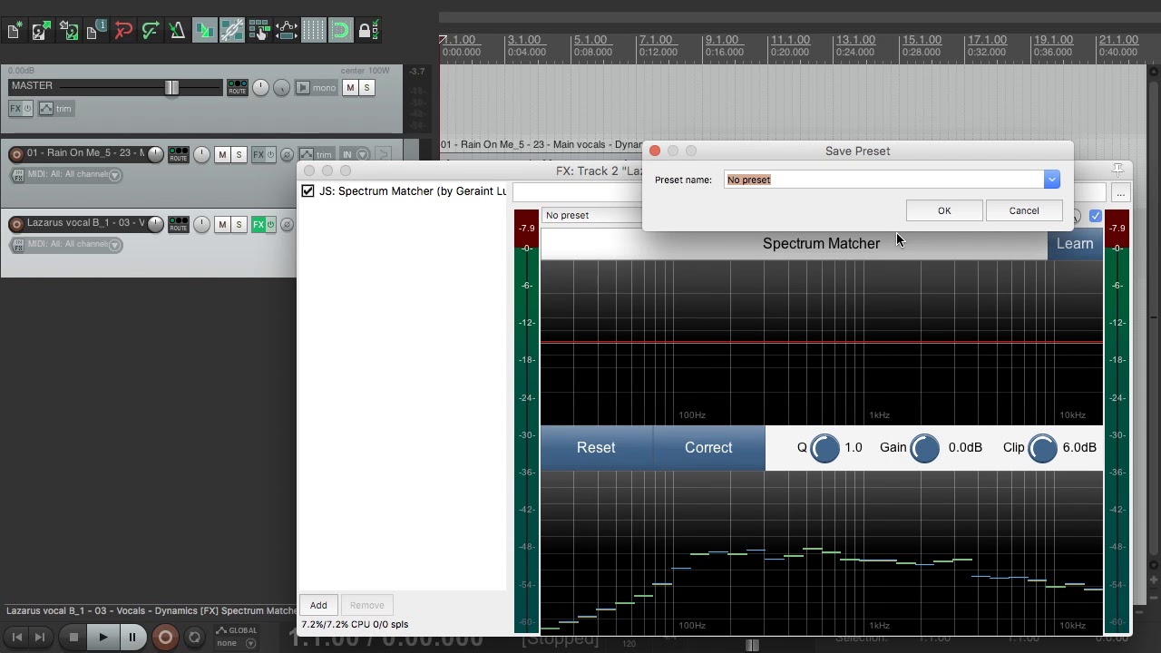 JSFX: Spectrum Matcher - Introduction - YouTube