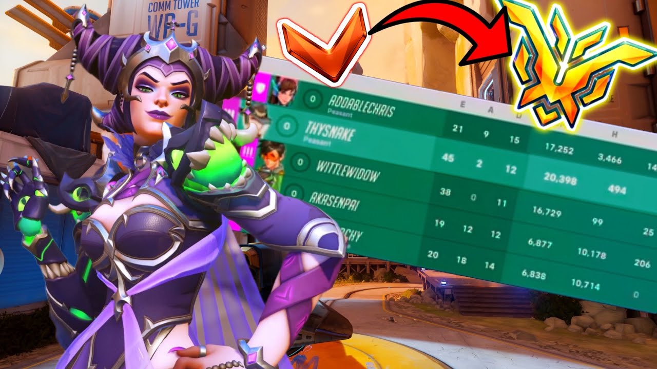 ASHE ONLY IN SWEATY RANKED LOBBIES in Overwatch 2 - YouTube