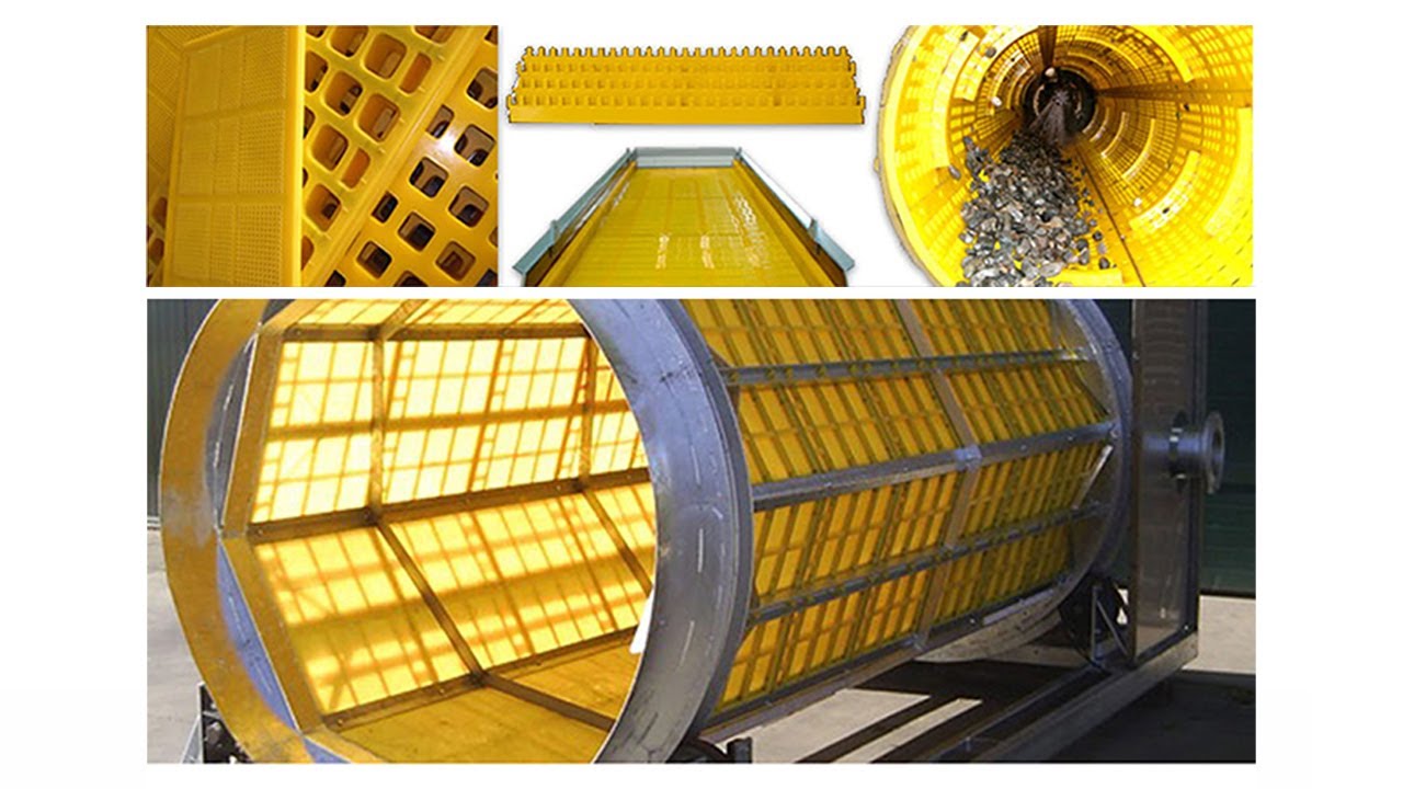 How To DIY Casting PU Urethane Elastomer Mining Screen Sieve Panel? - YouTube