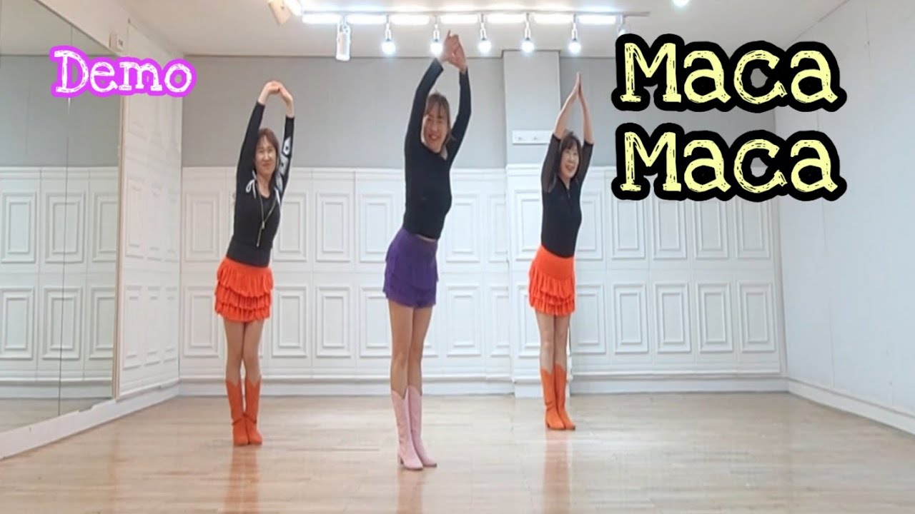 Maca Maca - Line Dance (Demo) - YouTube