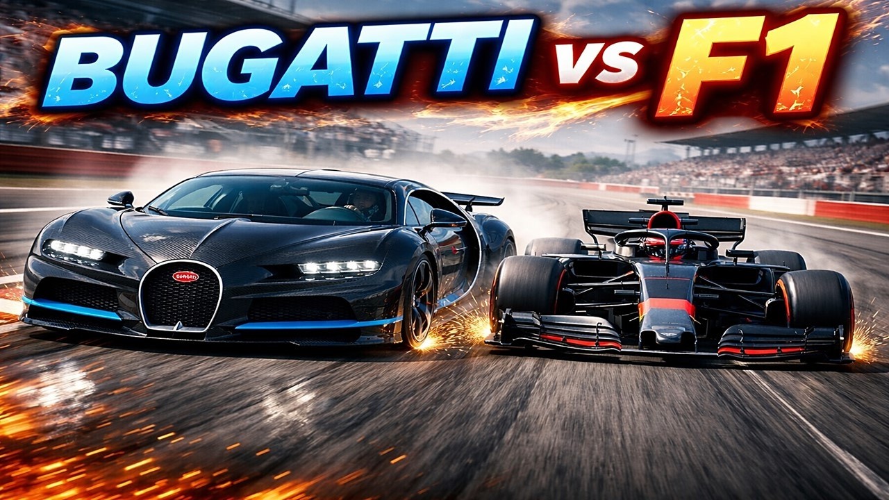 Bugatti Chiron vs F1 Car – This Result SHOCKED Everyone 🤯 - YouTube