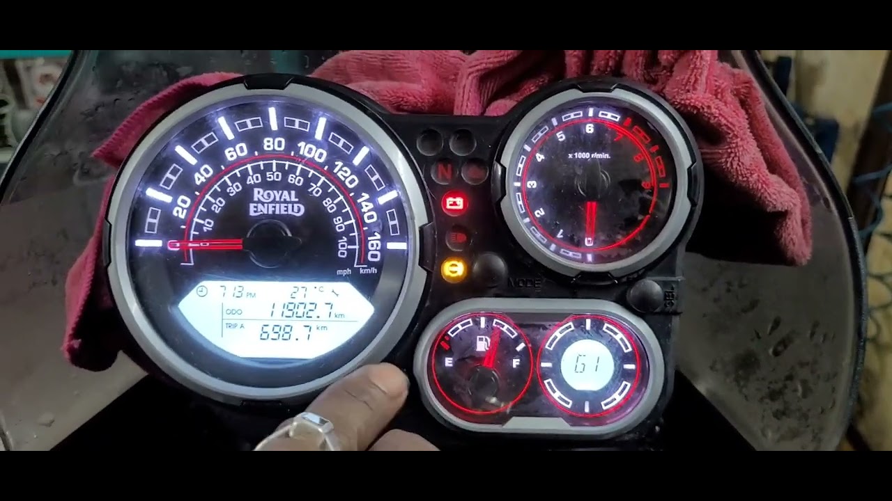 RE Himalayan Service Symbol Removal - YouTube