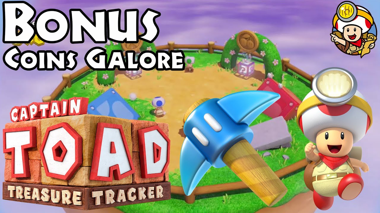 Captain Toad: Treasure Tracker - Bonus - Level 16: Coins Galore ...