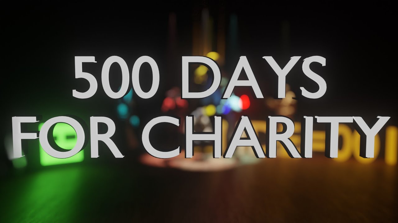 500 days for charity - YouTube