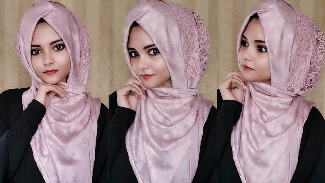Everyday easy hijab tutorial (Chest coverage ) - YouTube