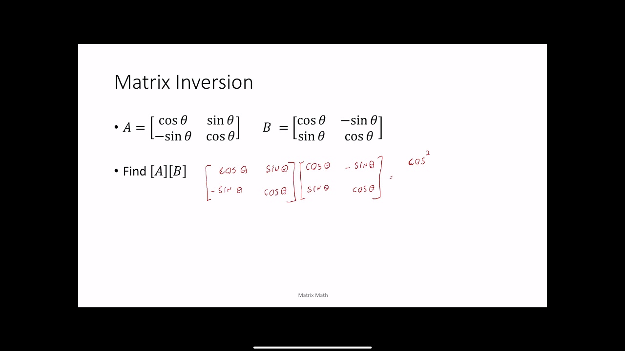 Determinant, Rank, and Inverse of a Matrix - YouTube