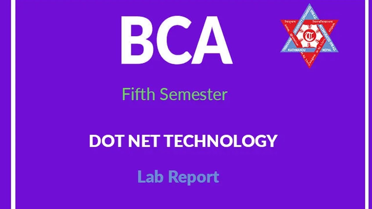 CHAPTER-3 CREATING TYPES IN C# OF DOT NET TECHNOLOGY BCA 5TH SEM TU ...
