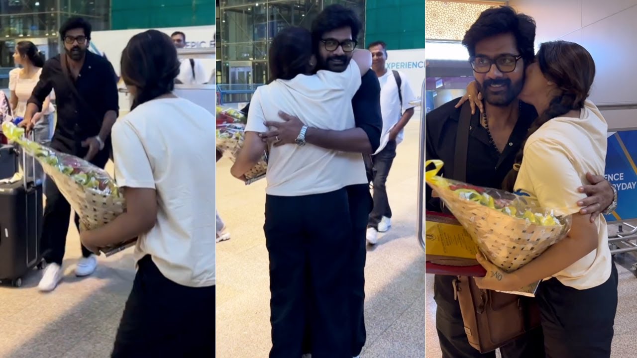 Naveen Chandra Wife Surprice To Her Husband After Receiving Dada Saheb ...