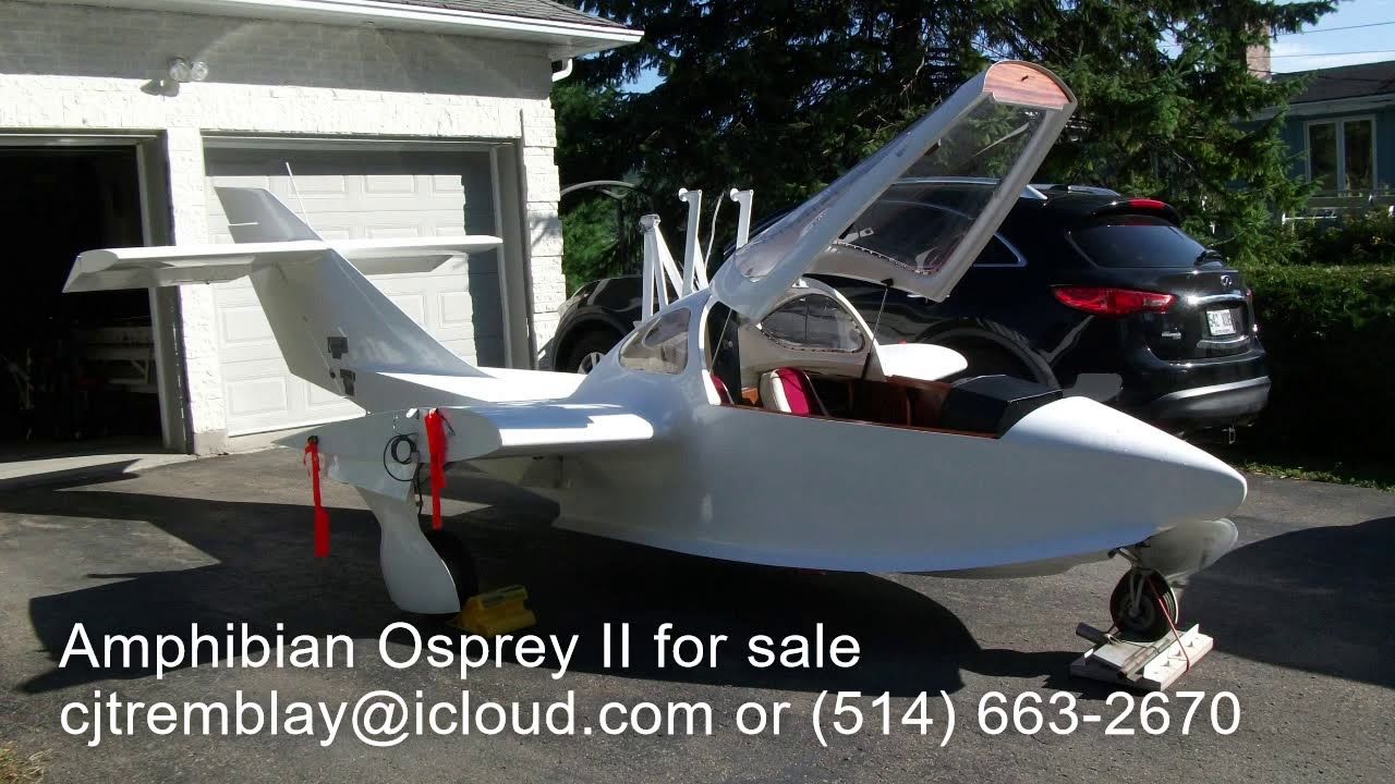 Osprey II - Aircraft amphibian - SOLD and Gone to Sault St-Marie ...