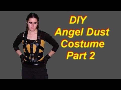 DIY Angel Dust Costume Tutorial Part 2 - YouTube