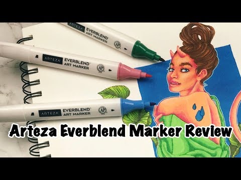 Arteza EverBlend Markers Review - YouTube