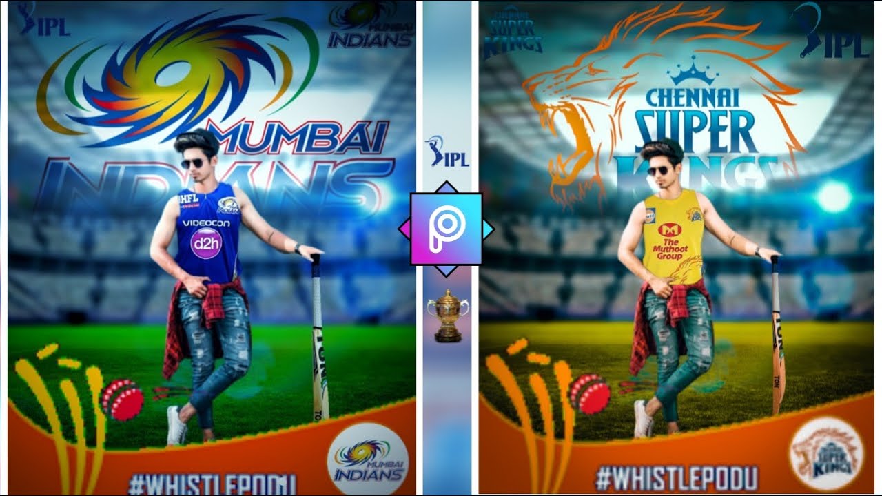Ipl Photo Editing PicsArt🔥ll Mumbai Indians Ipl Photo Editing ll ...