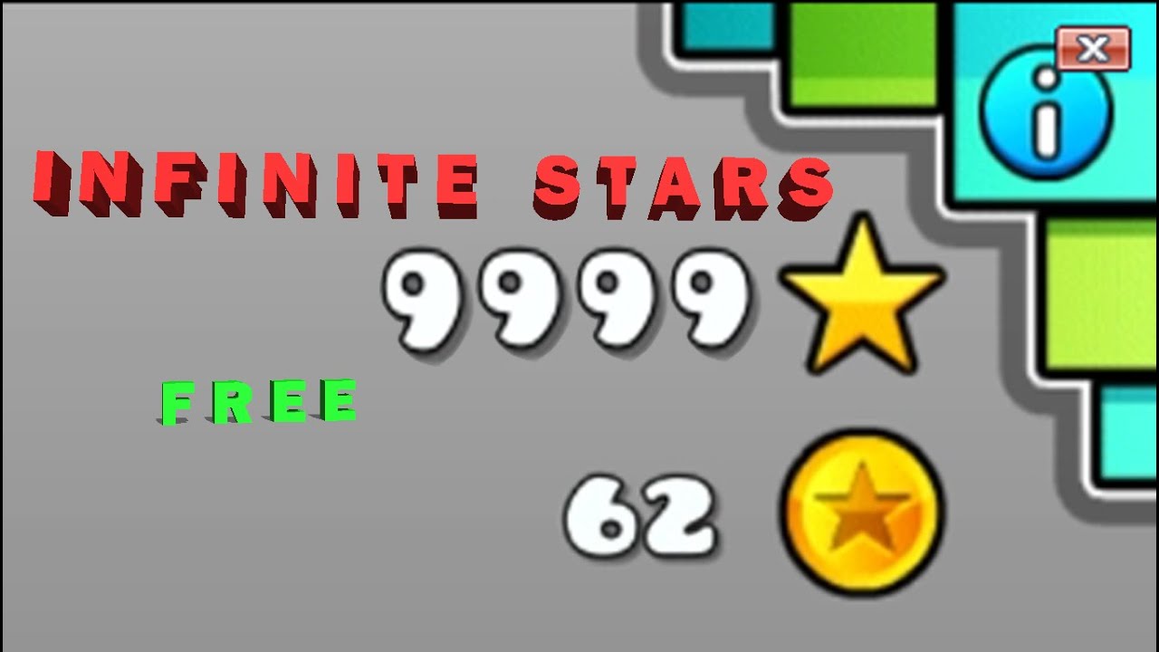 HOW TO GET LOTS OF STARS IN GEOMETRY DASH, WORKS IN ALL VERSIONS - YouTube