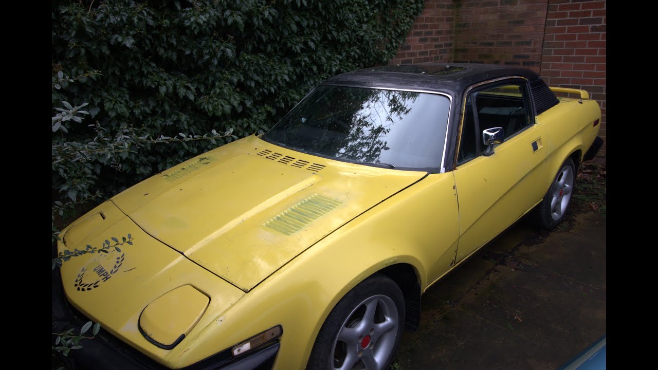 TRIUMPH TR7 The Yellow car is FREE! - YouTube