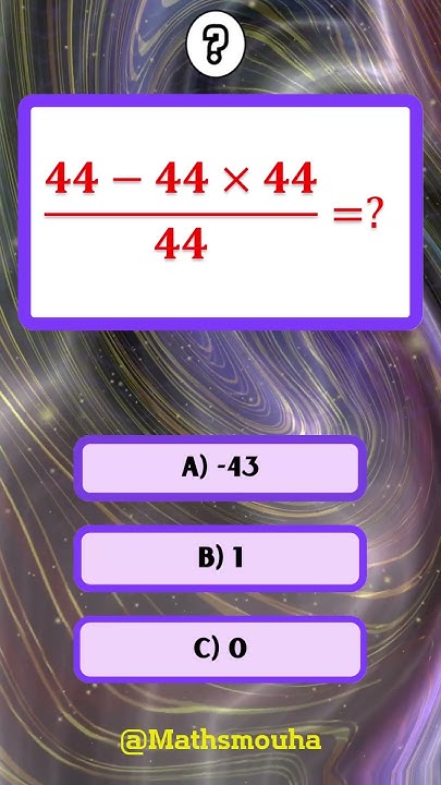 Math Quiz. #maths #mathematics #mathstricks #puzzle #mathpuzzle - YouTube