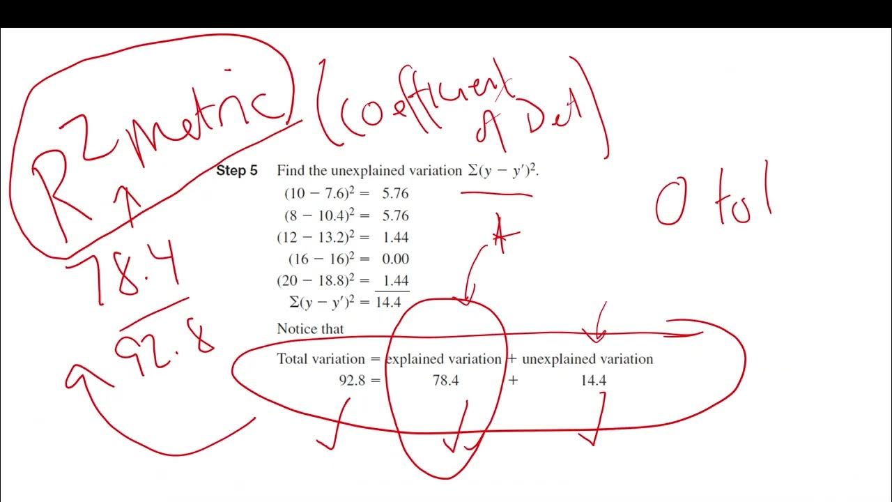 Stats 2 Mod 2 part 2B regression post model analysis and prediction - YouTube