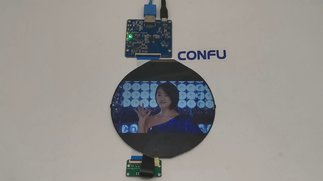 HDMI MIPI Driver Board 5 inch 1080x1080 Round IPS Screen Circular LCD ...