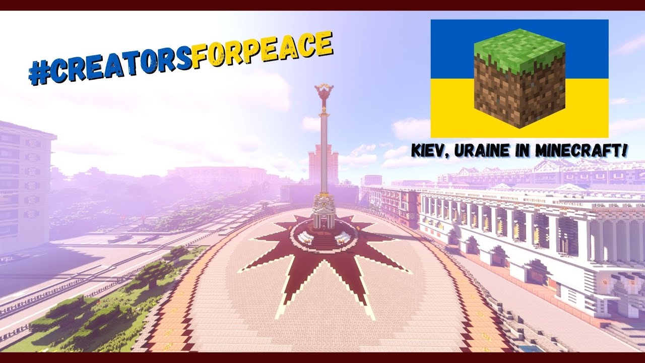 Kiev, Ukraine Built in Minecraft! || Unicef Donation to Ukraine! - YouTube