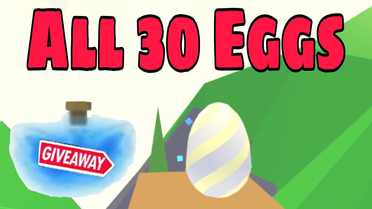 Find All 30 Easter Eggs in the Adopt Me! Easter 2022 Update l Fly ...