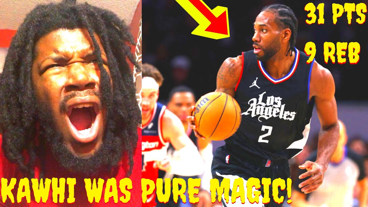 CLIPPERS VS WIZARDS REACTION 2024 LOS ANGELES CLIPPERS VS WASHINGTON WIZARDS HIGHLIGHTS REACTION ...