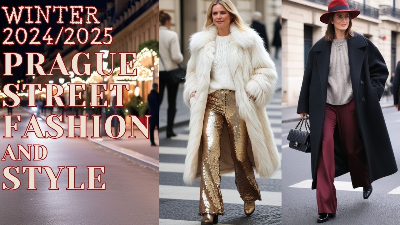 Stunning Prague Street Fashion 🇨🇿. Best Winter Outfits. Luxury Shopping ...