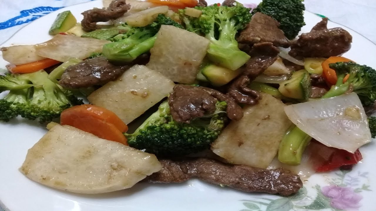 COMO HACER SALTEADO DE VERDURAS CON CARNE DE RES CON UNA FRUTA EXTRA ...