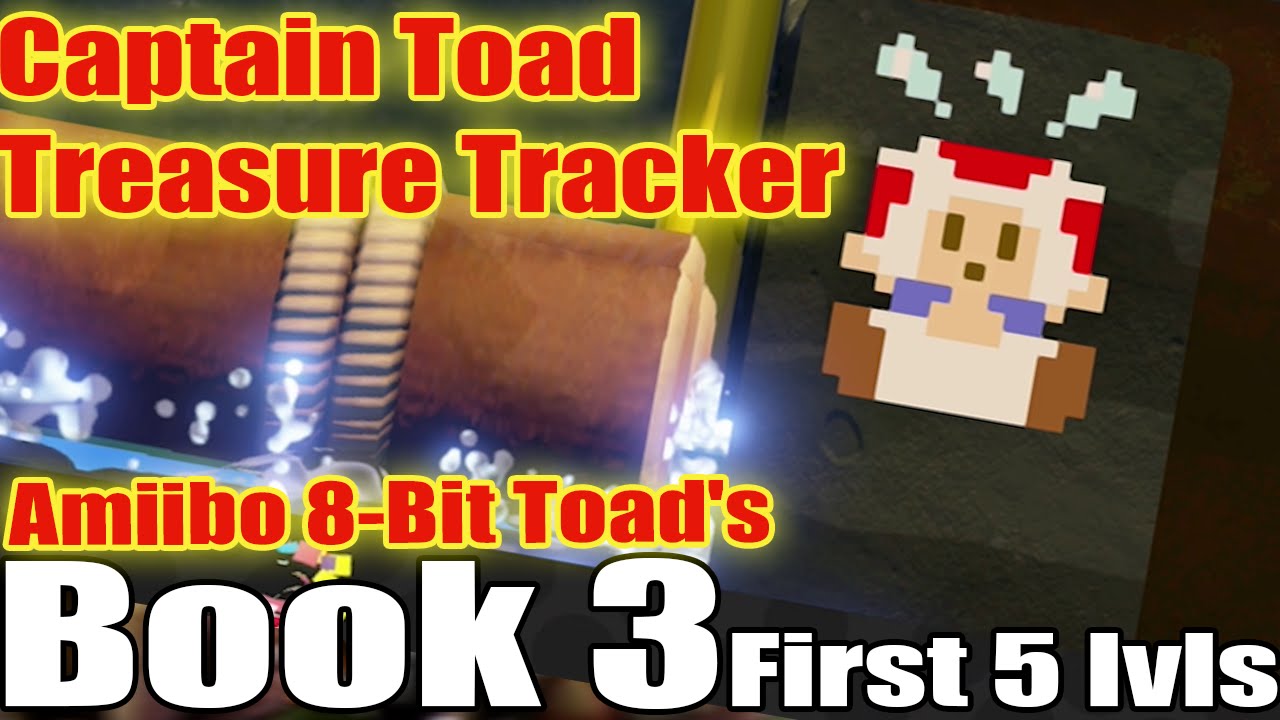 Amiibo 8-Bit Toad's in *Captain Toad: Treasure Tracker* - Book 3 ...