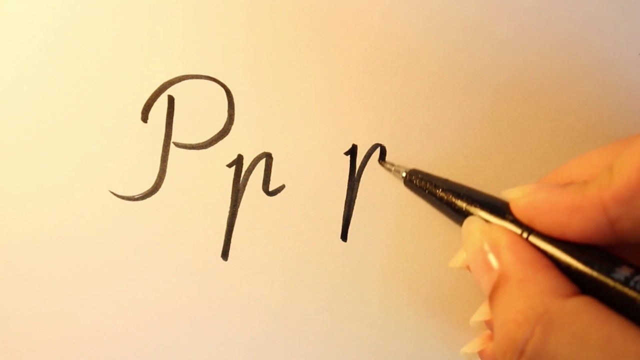 How to write the Russian letter р - YouTube