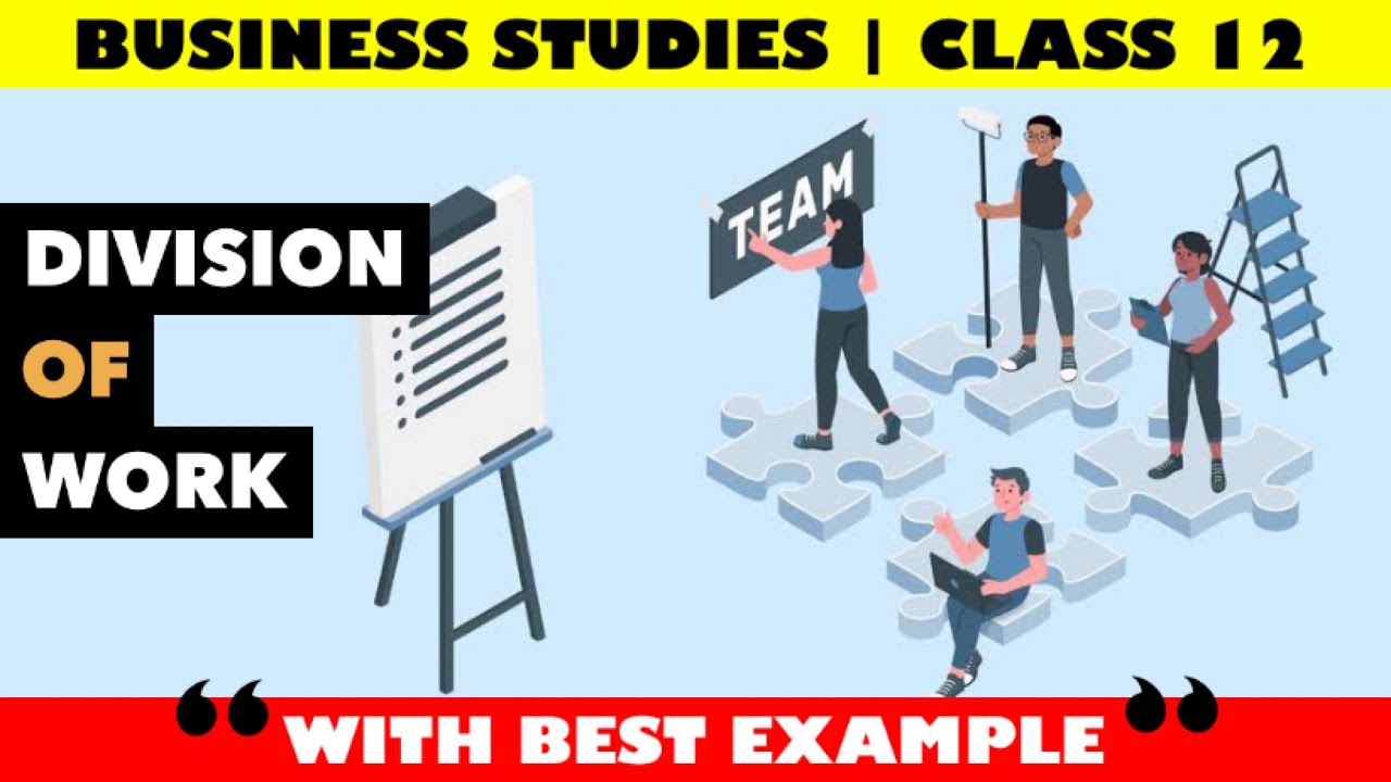 Division Of Work | Business Studies | Class 12 | Explainer - YouTube