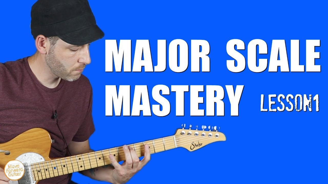 MAJOR SCALE Guitar | All 7 Patterns (Lesson 1) - YouTube