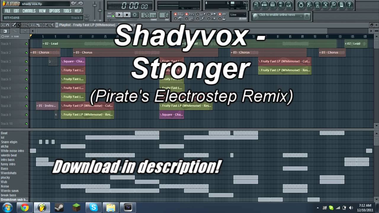 [Electrostep] ShadyVox - Stronger (Pirate's Electrostep Remix) FREE ...