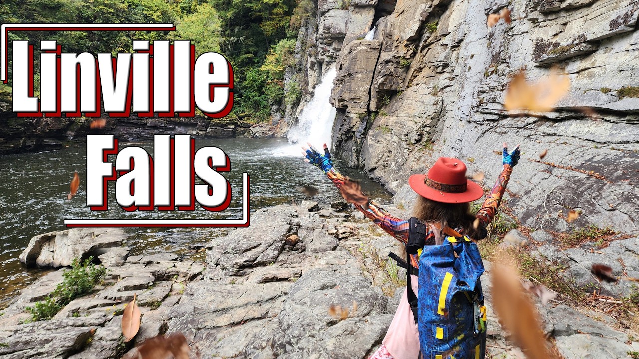 Linville Falls: Blue Ridge Parkway's Most Famous Waterfall - YouTube
