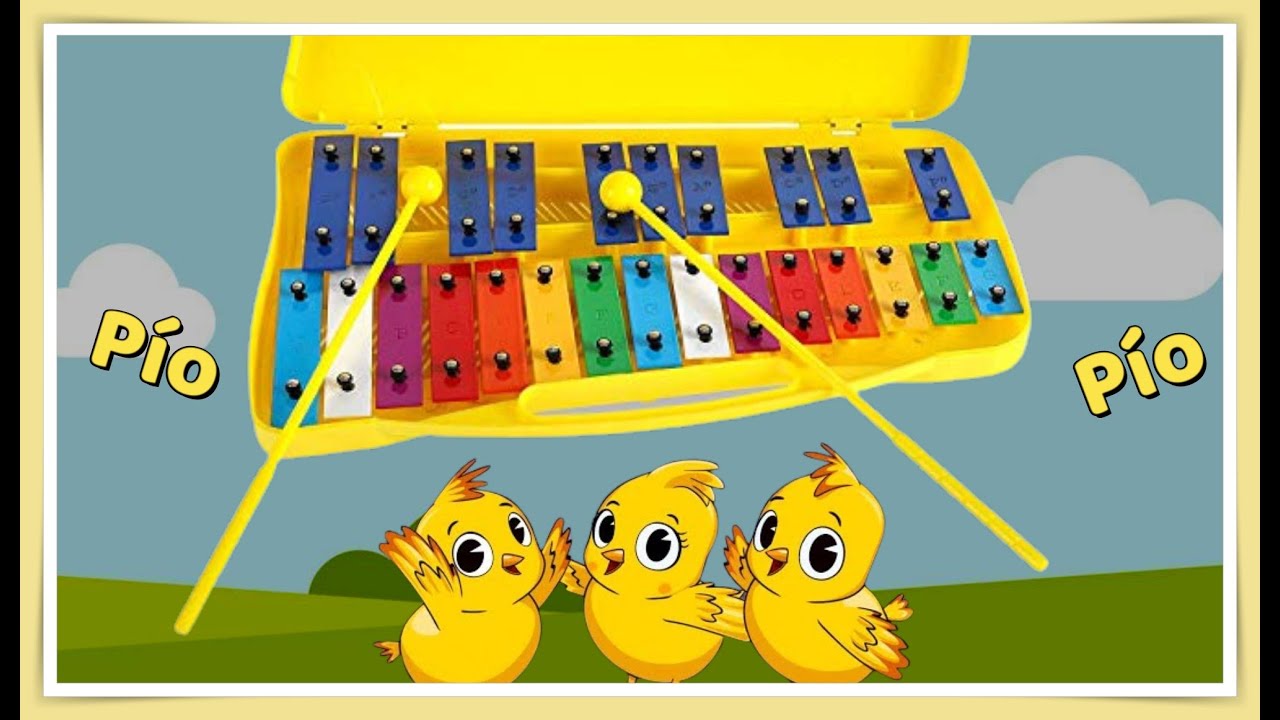 Los Pollitos Dicen - Metalófono Xilófono 🎵 Tutorial super fácil - YouTube