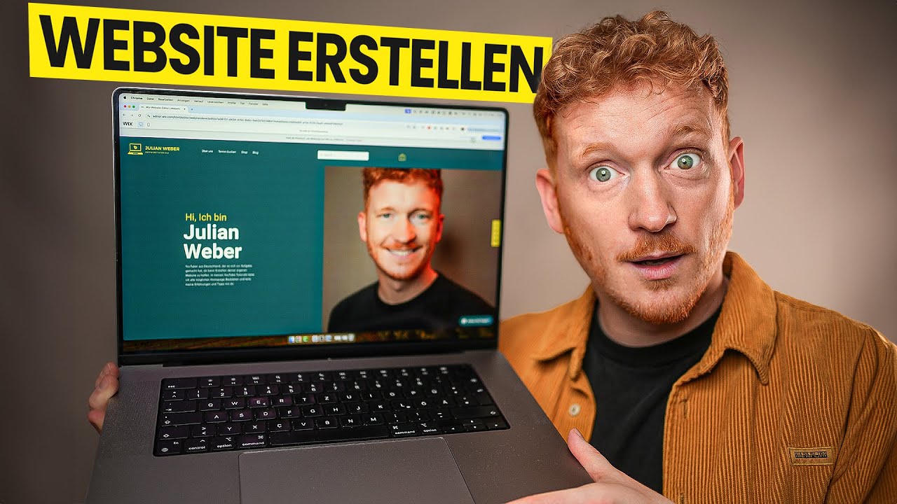 Eigene Website erstellen in 20min - Tutorial für Anfänger [2025] - YouTube