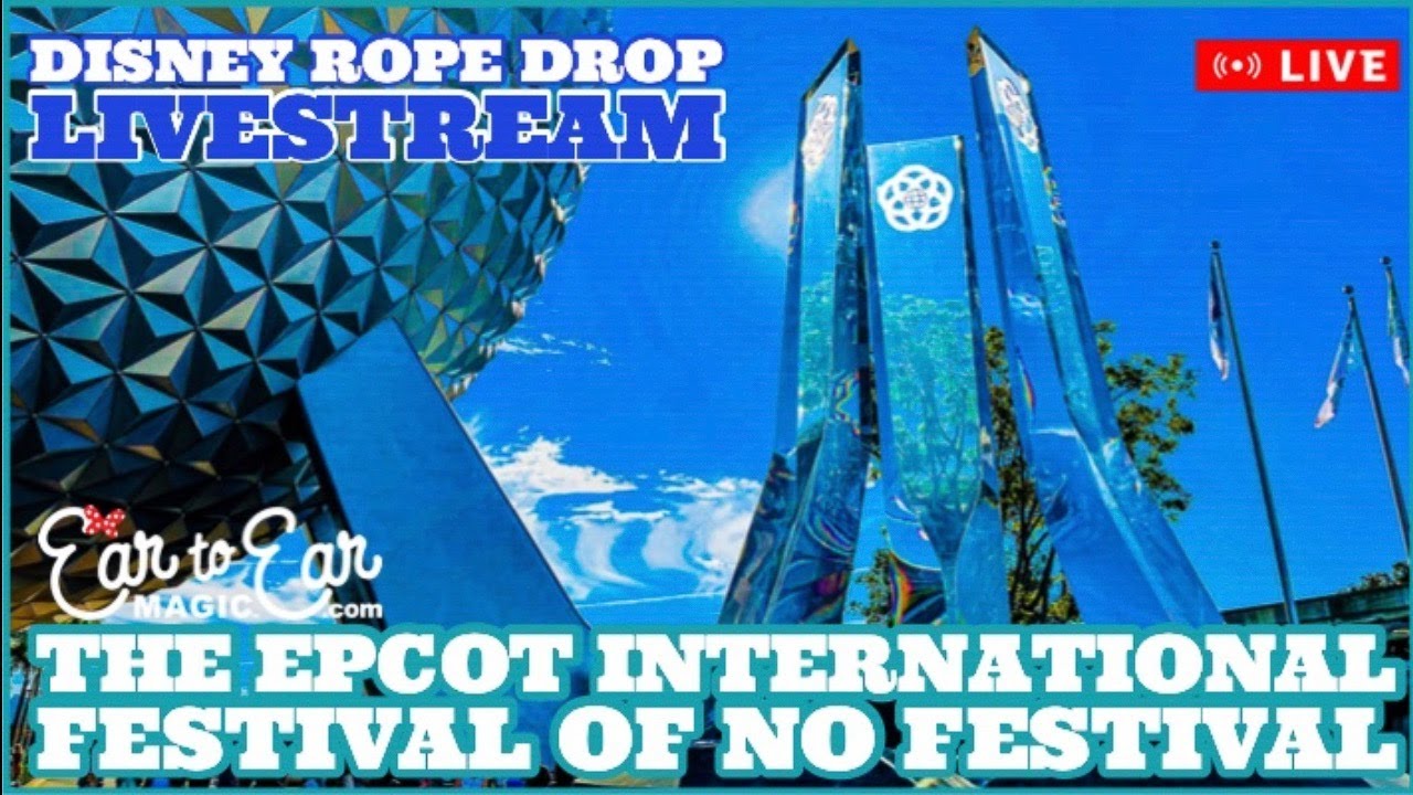 🔴 LIVE - EPCOT Rope Drop Livestream - Disney World 1/6/22 - YouTube