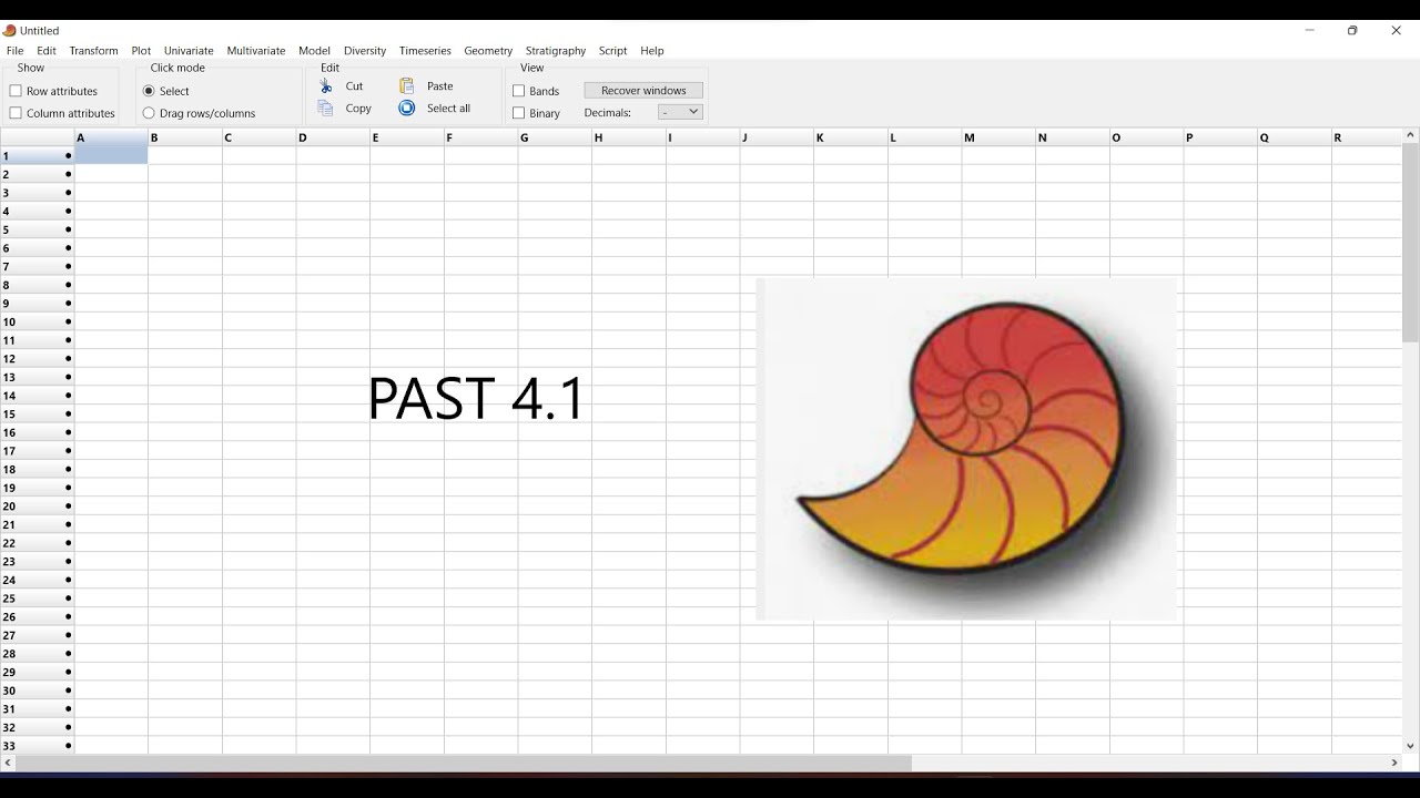 Comment installer le logiciel PAST/ How to install PAST ( free software ...