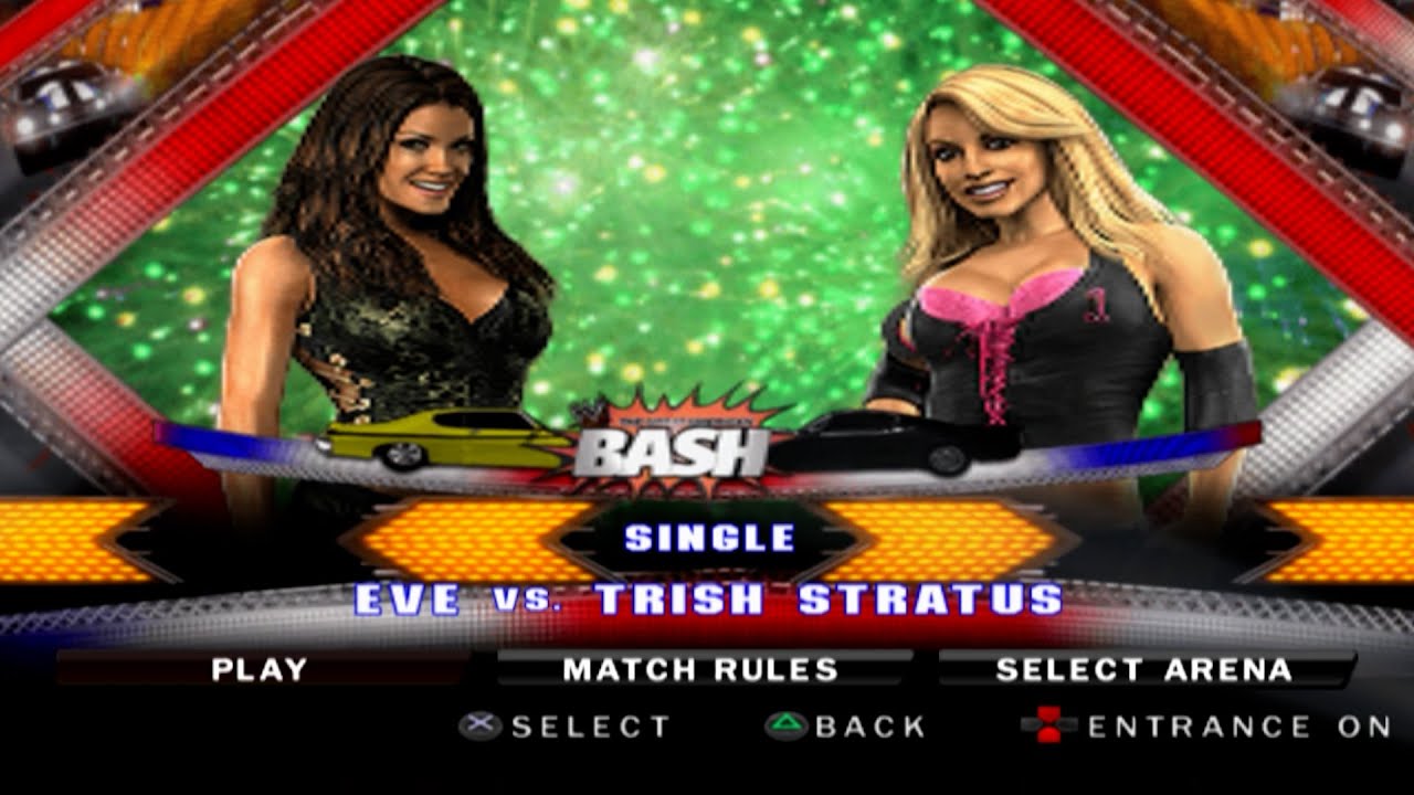 WWE SmackDown vs. Raw 2010 - Eve VS Trish Stratus - YouTube