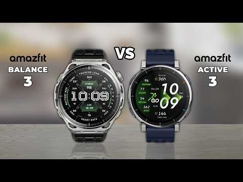 Amazfit Balance 3 vs. Amazfit Active 3 Premium | Vollständiger Vergleich – Welche Smartwatch soll...