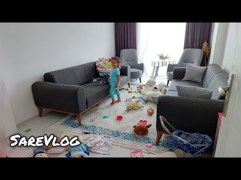 Sessiz Vlog🎑Dağınık ve Kirli Oturma Odası Temizliği/Dağıt Topla Sil Süpür/Temizlik Vlog#vlog #clean