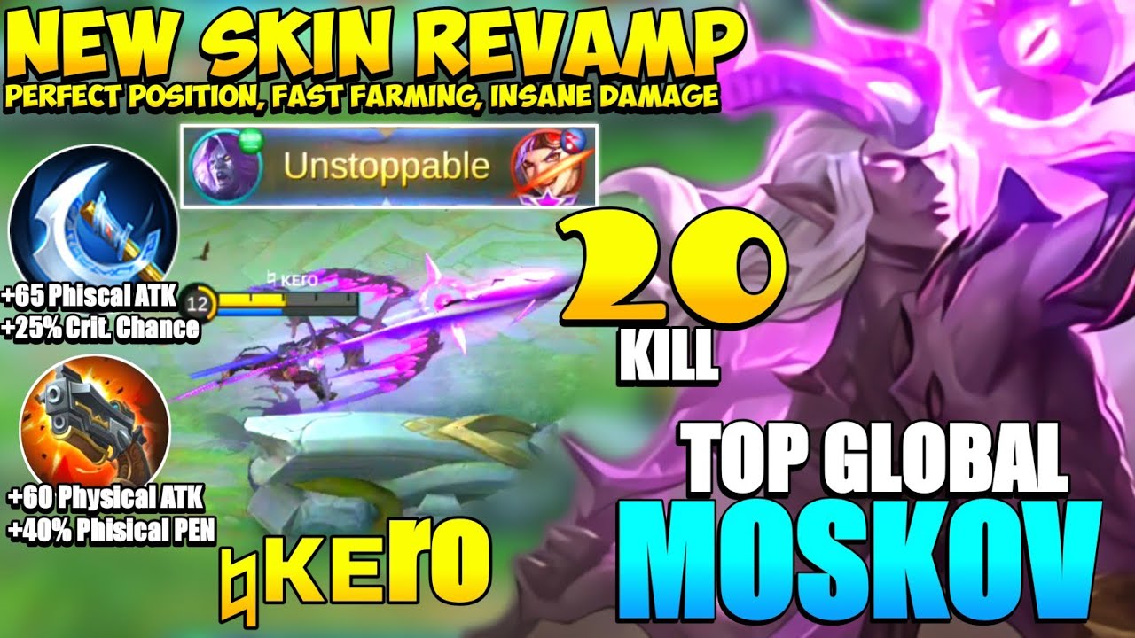 Moskov New Skin Twilight Dragon Revamp By. Top Global Moskov [Moskov ...