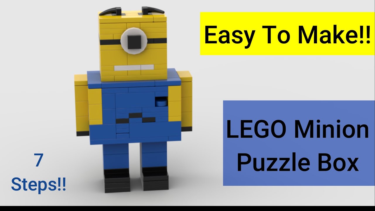 Easy To Make | LEGO Minion Puzzle Box | No technic | Full Tutorial ...