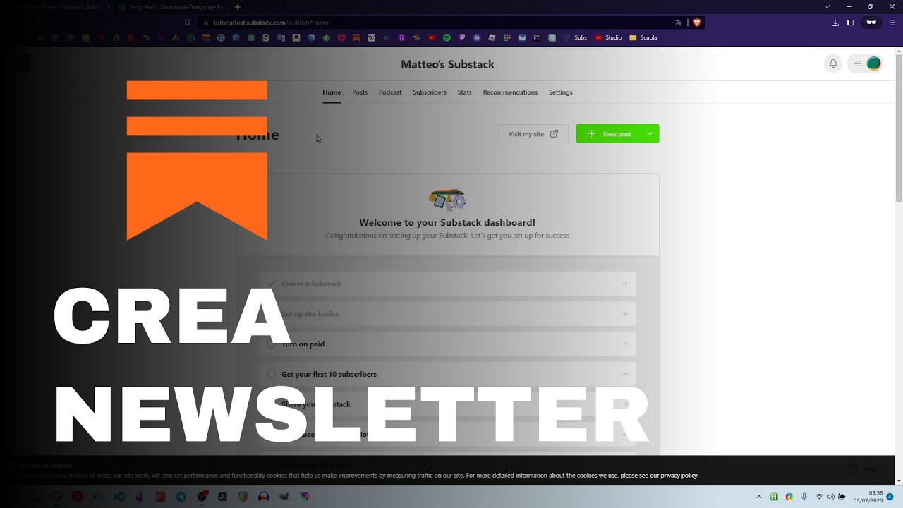 Aprire Una Newsletter Su Substack Tutorial Completo Youtube 6676