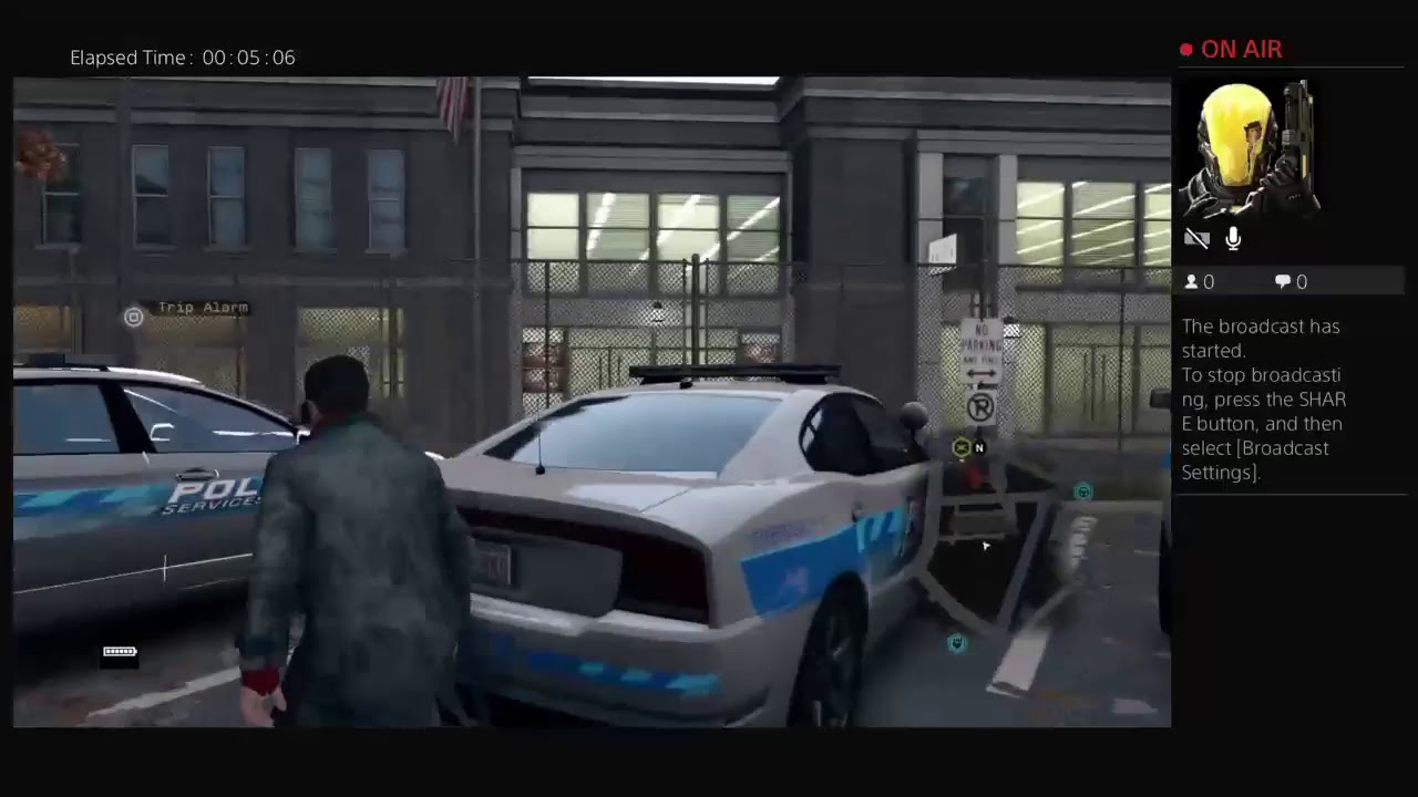 Rare police car watchdogs location - YouTube