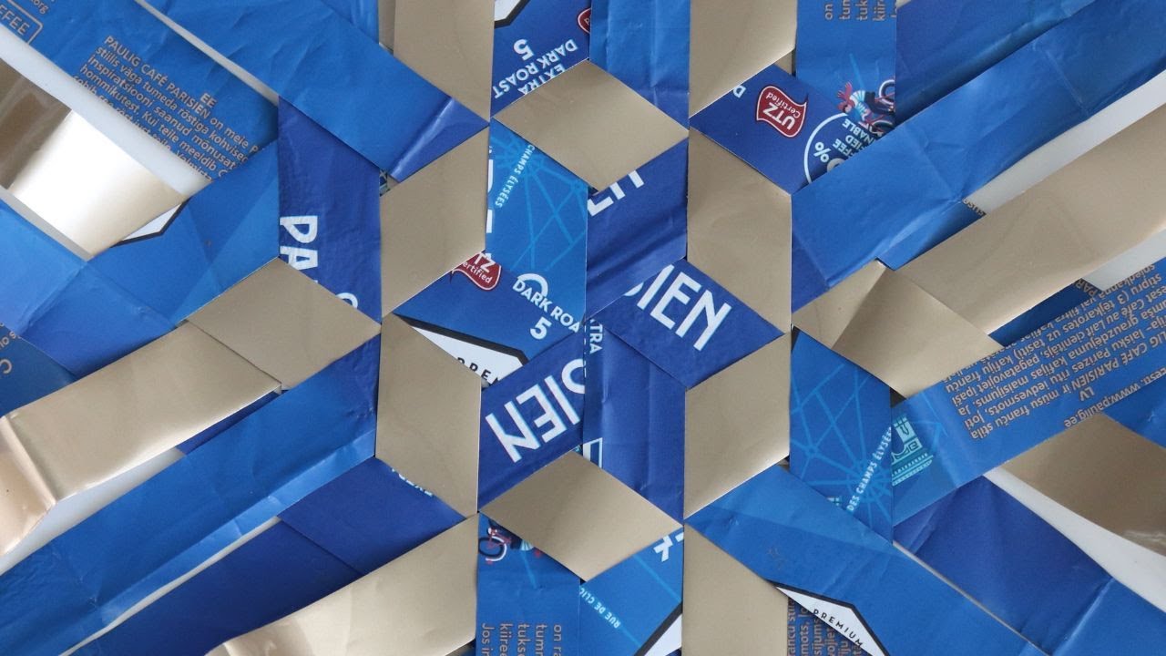 How to weave a star pattern - YouTube