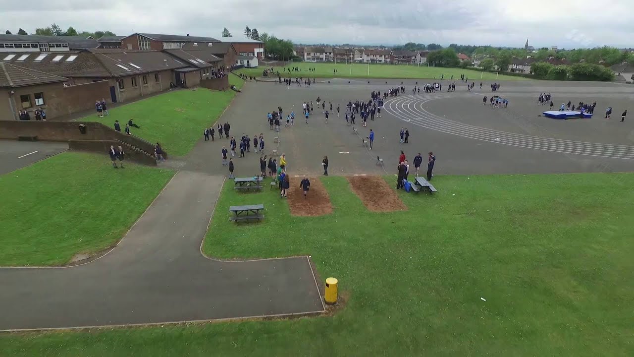 Ballymoney High School Sports Day 2016 - YouTube