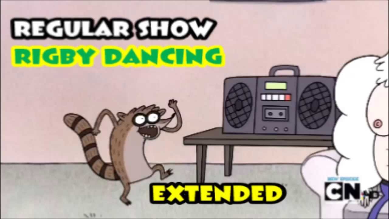 Regular Show - Rigby Dancing [EXTENDED] - YouTube