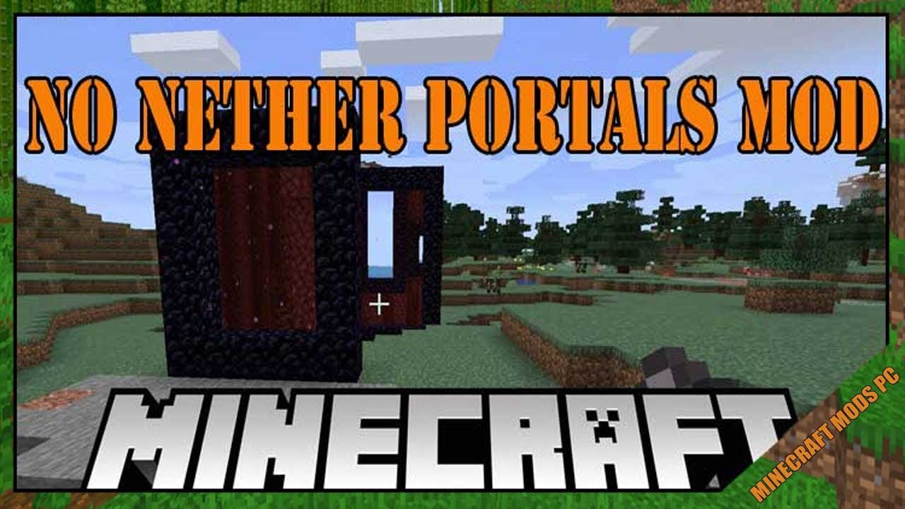No Nether Portals Mod 1.12.2 & How To Install for Minecraft - YouTube