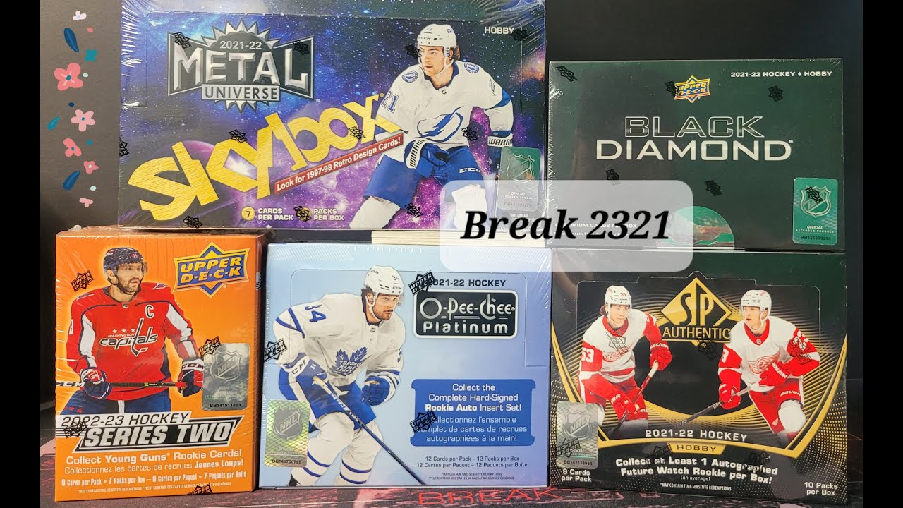Break 2321. Upper Deck Hockey Mixer. Orange Checkers Auto..! - YouTube